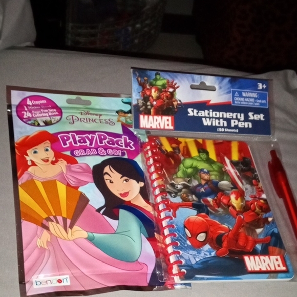 Marvel | Toys | Marvel Stationery Set With Pen And Disney Princess Play ...